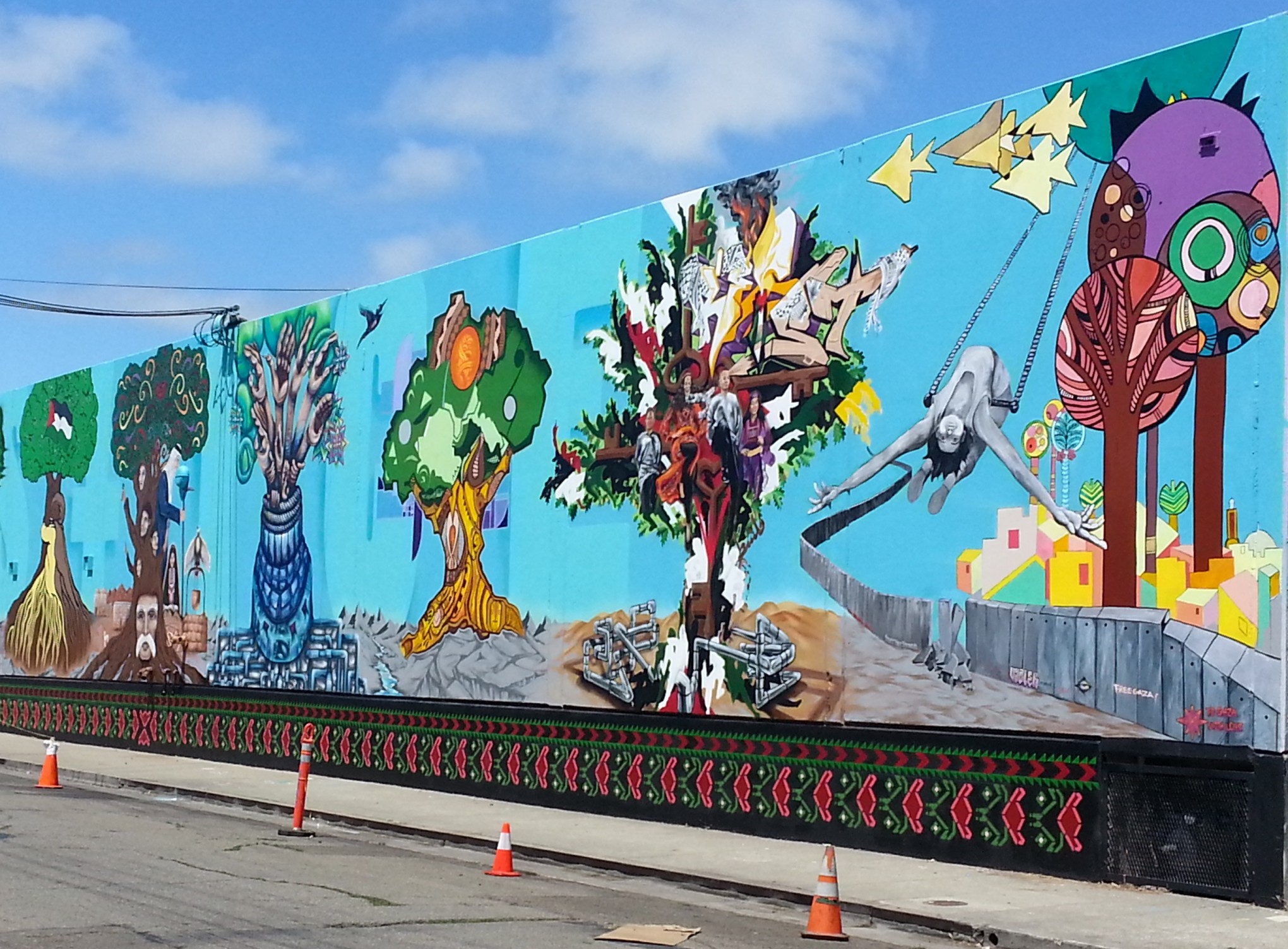 Palestine mural is unveiled in Oakland, and activists gear up to ‘Block ...