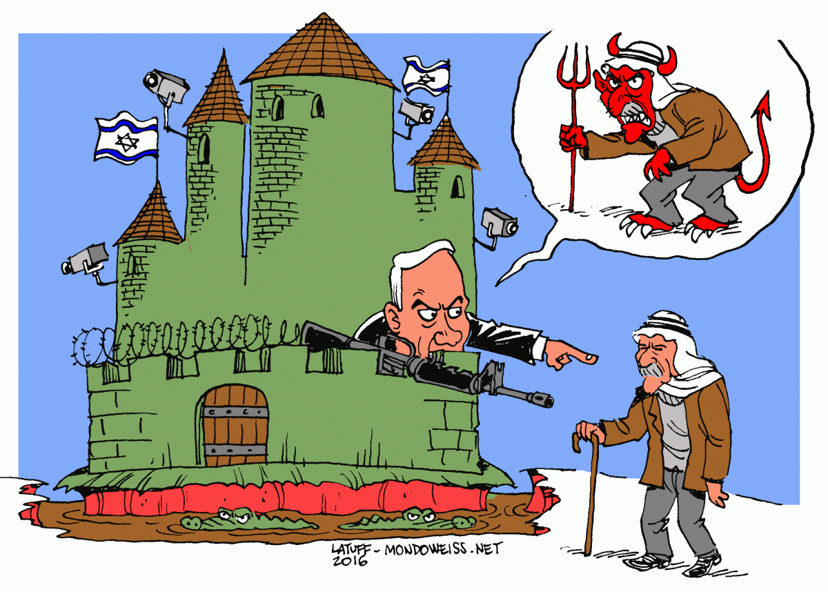 Cartoon: Netanyahu plans fortress Israel to protect against ‘wild ...