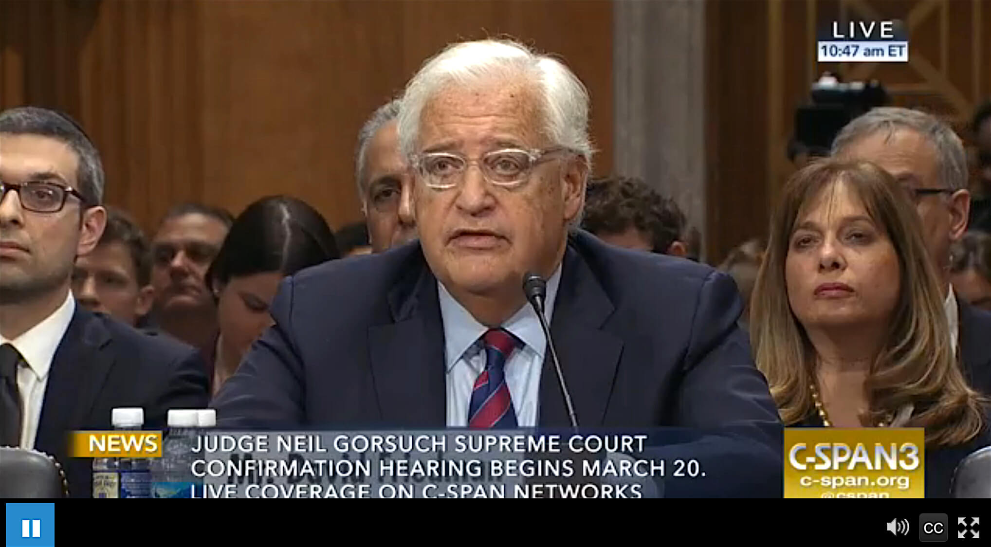 After exciting disruptions, David Friedman hearing is a walk in the ...
