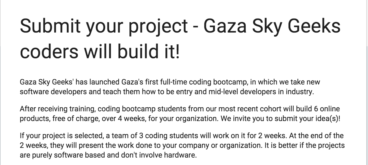 Gaza’s ‘geeks’ will code your project for free – Mondoweiss