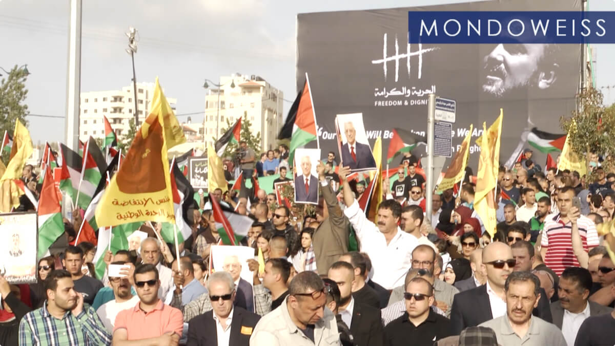 Video: Thousands rally in Ramallah for prisoner hunger strike – Mondoweiss