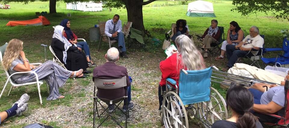 At Native American prayer camp, Palestinian refugees share stories and ...