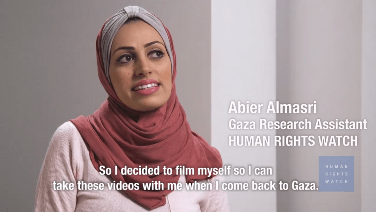 Abier Almasri on her first trip out of Gaza at age 31: ‘I was allowed ...