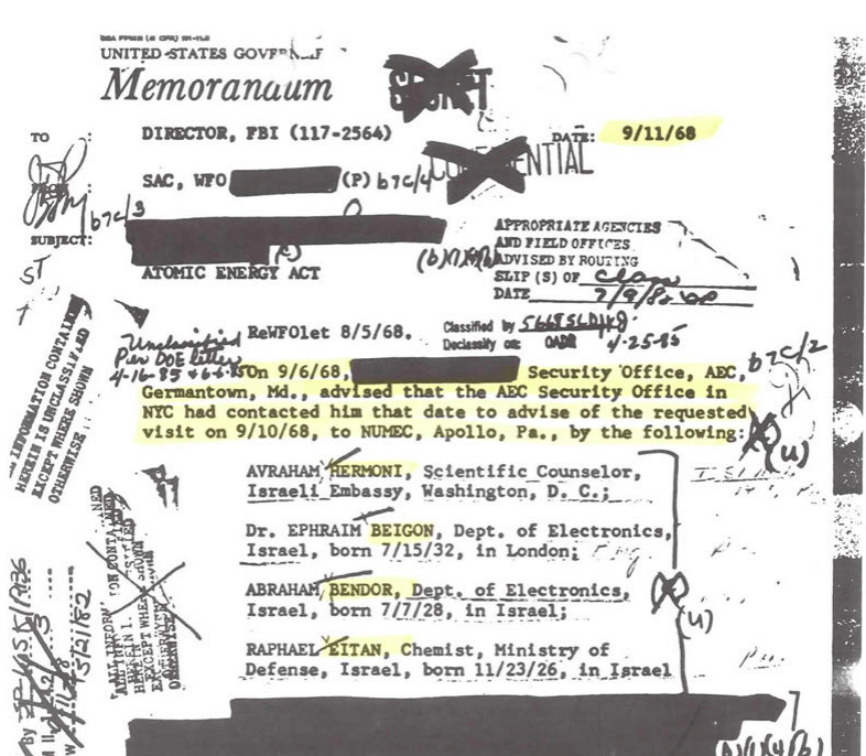 Rafi Eitan, spy at center of Israel’s great uranium heist from the U.S ...