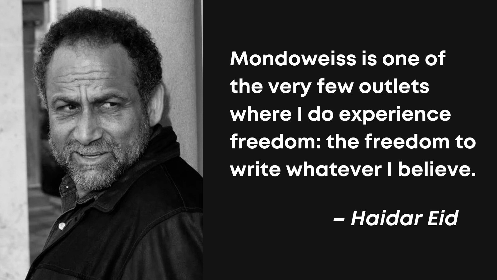 “Amplify the Palestinian Freedom movement” - Support Mondoweiss and ...