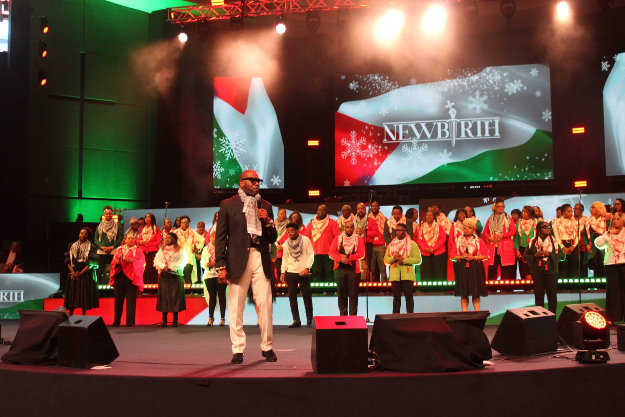 At a megachurch Christmas Eve service outside Atlanta, a call for a ...