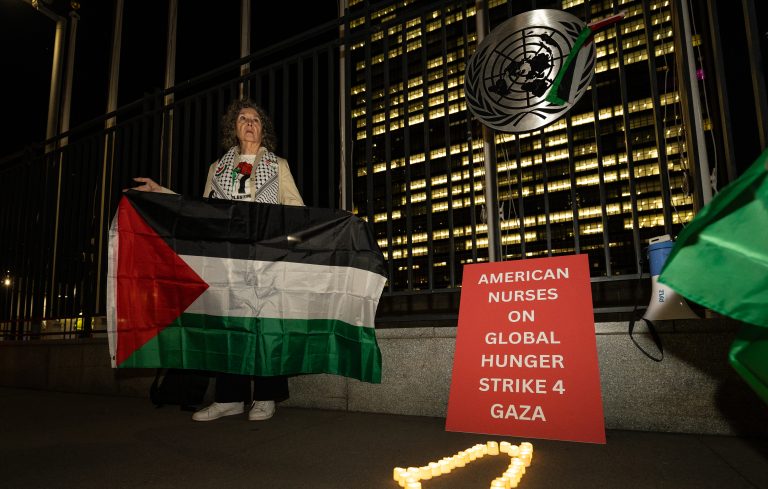 NYC activists join international hunger strike for an end to Gaza ...