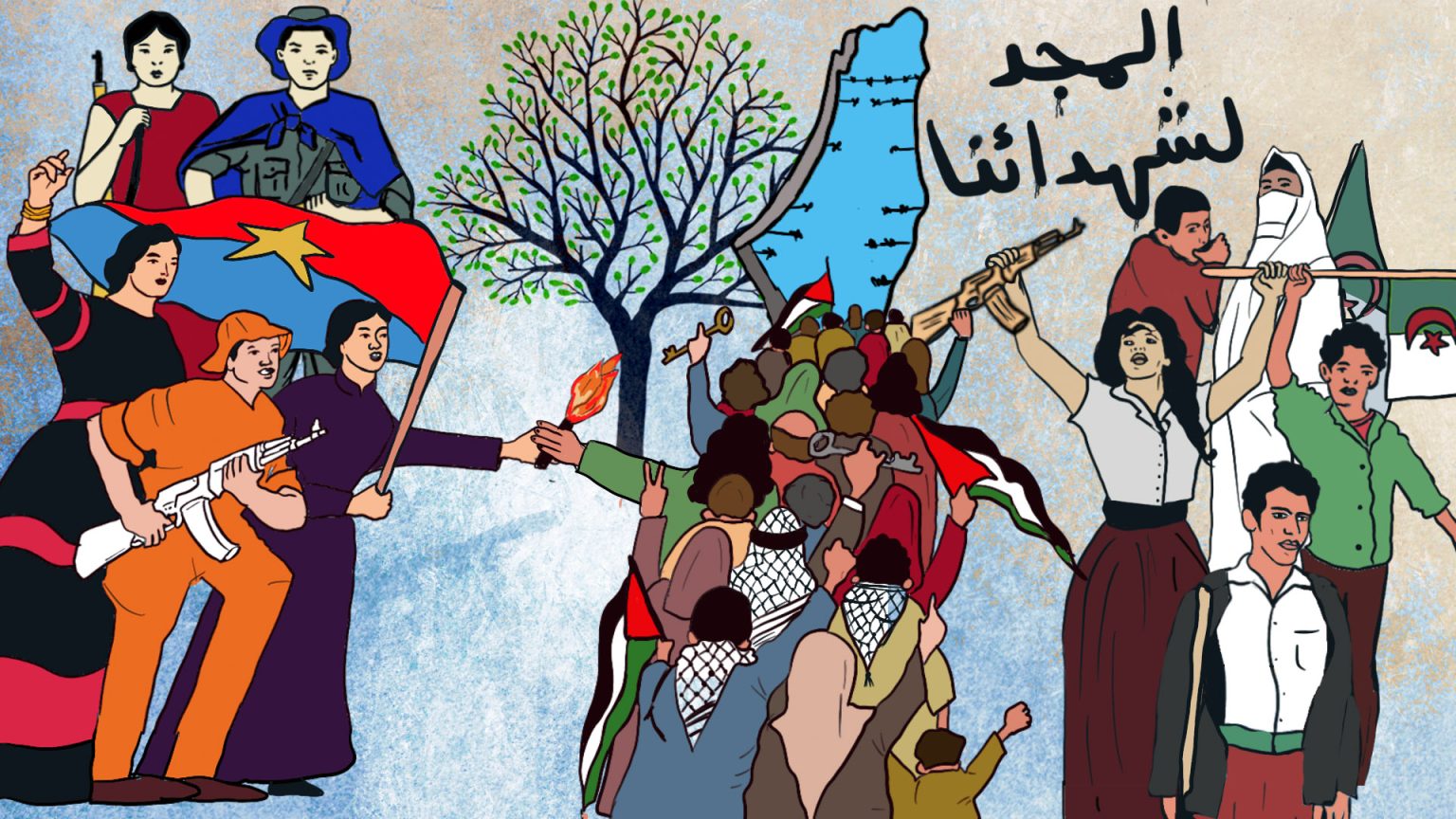 Vietnam, Algeria, Palestine: Passing on the torch of the anti-colonial ...