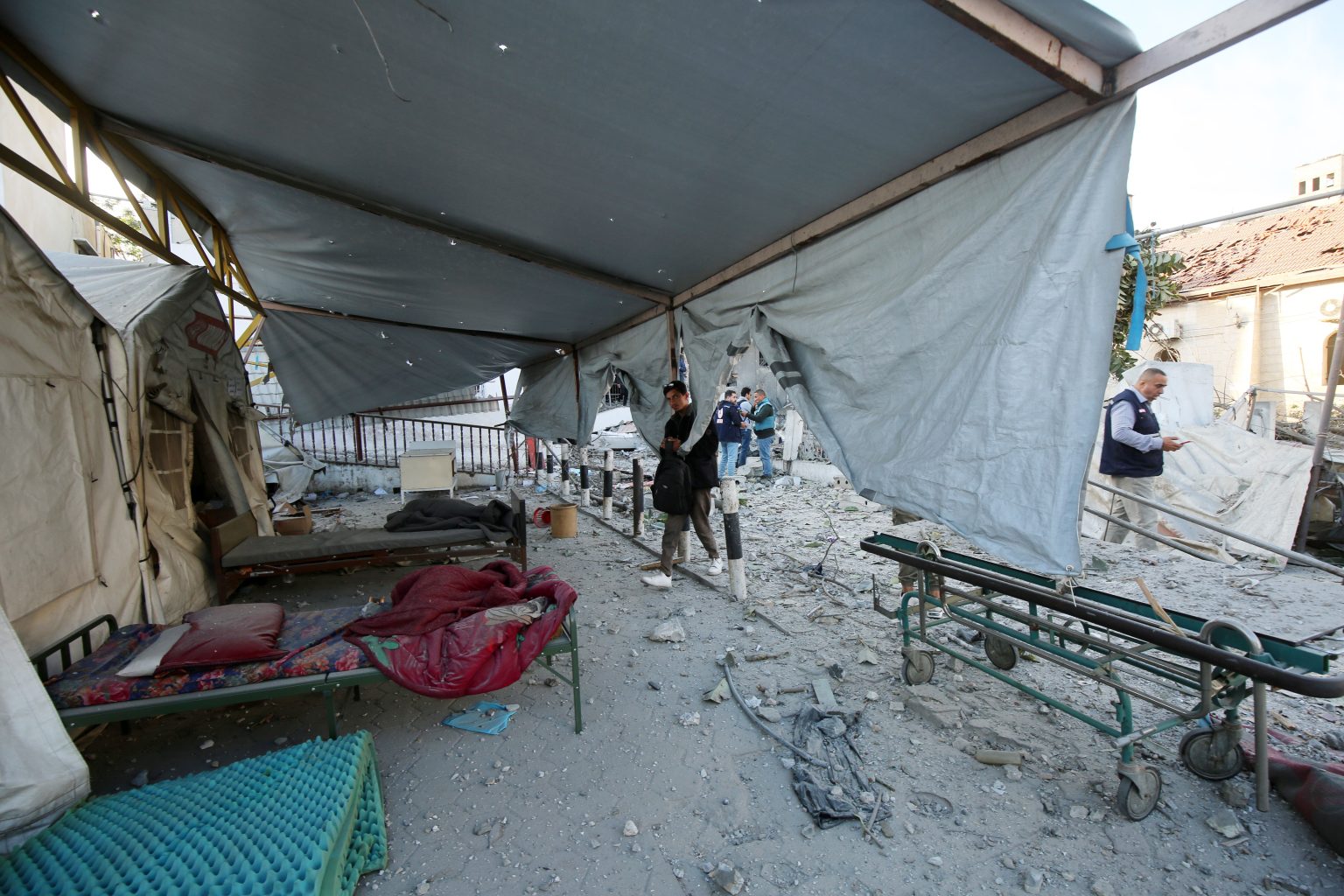 Israel just bombed the last operational hospital in northern Gaza ...